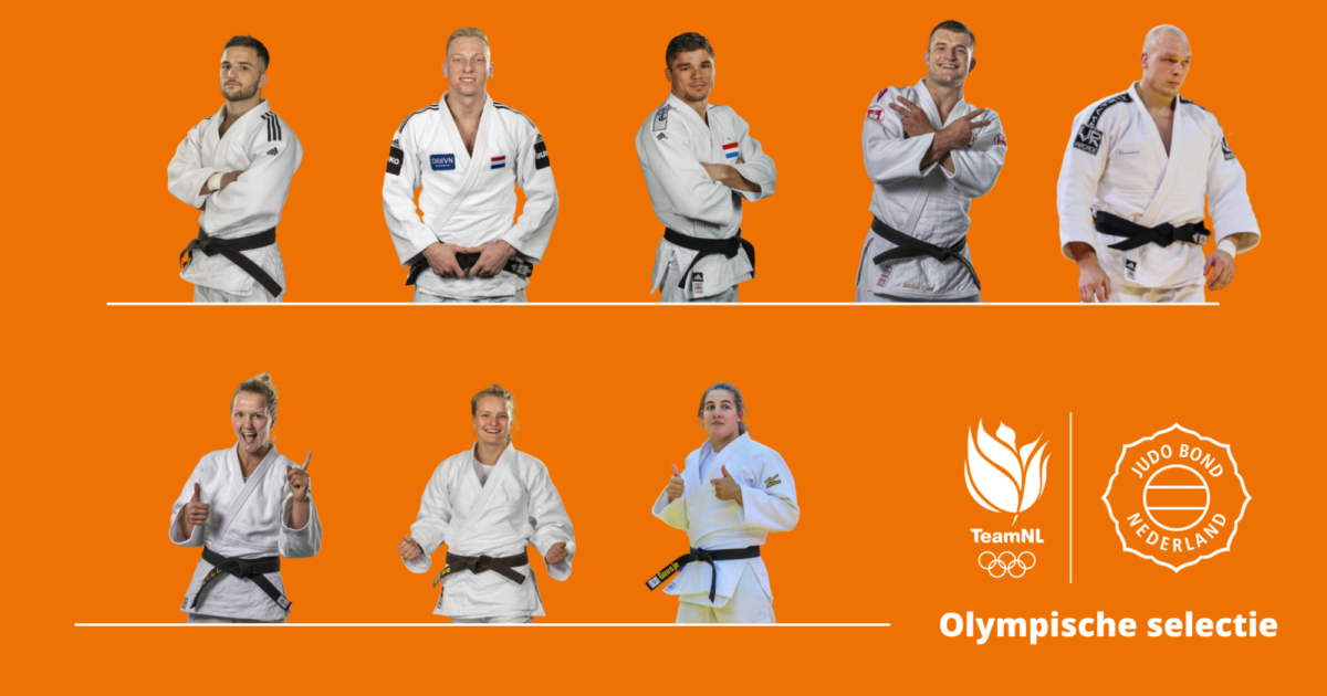 Judo Bond Nederland | Van Dijke, Steenhuis en Grol naar Tokio