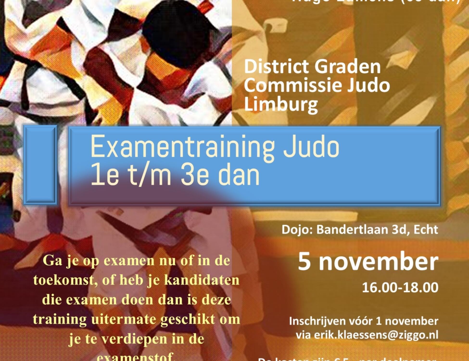 Judo Bond Nederland | District Graden Commissie Judo: Examen Training…
