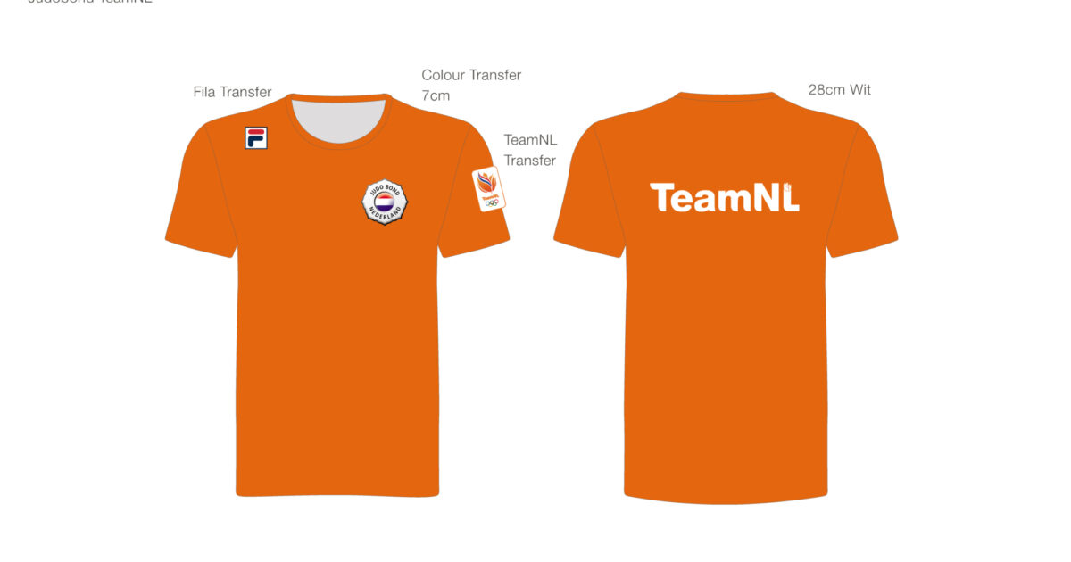 Judo Bond Nederland | T-shirt (oranje) - dames NTC